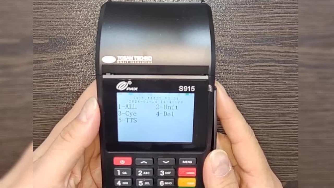 کارتخوان سیار - پکس s915 - کوچکترین کارتخوان سیار - نماشا