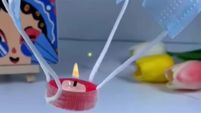 ساخت بالن با ماسک و شمع نماشا